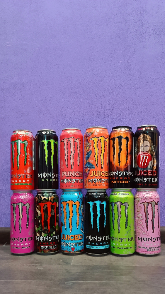 Энергетический напиток Monster Energy mix / Монстер Набор / Энергетик ...
