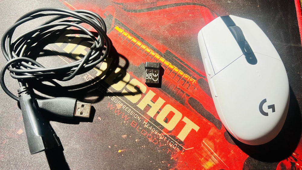 Игровая мышь беспроводная Logitech G G304 LIGHTSPEED, черный - купить ...