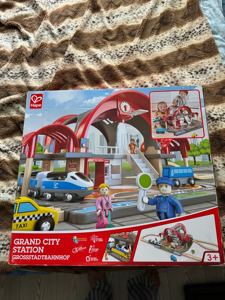 Железная дорога детская "Горная Шахта" Hape, 34 элемента купить на OZON по низкой цене (181874118)