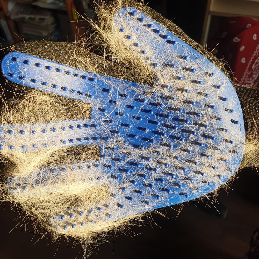 Перчатка для вычесывания шерсти кошек, SimpleShop, Перчатка пуходерка для вычесывания шерсти ...