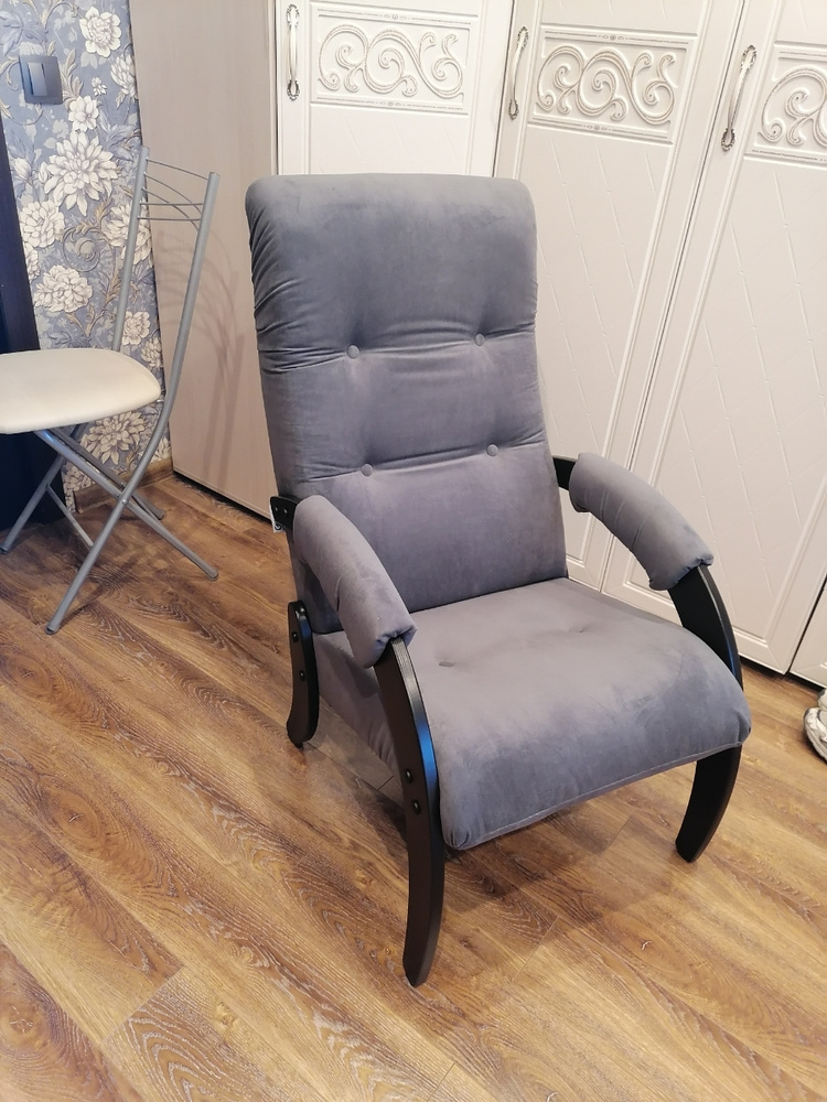 Кресло Аоста, 1 шт., 58х81х96 см, Микровелюр купить по доступной цене с ...