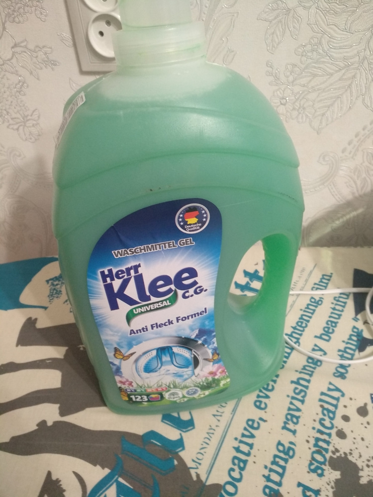 Гель для стирки Clovin Herr Klee Universal универсальный 4305 мл. 123 ...