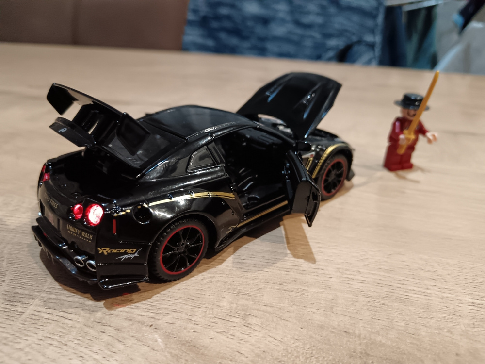 DIECAST CAR 1:32 Коллекционная металлическая машина NISSAN GTR R35 - купить в интернет-магазине ...
