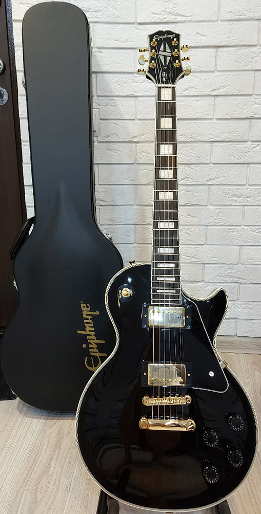Электрогитара Epiphone Les Paul Custom 6-струнная - купить с доставкой ...