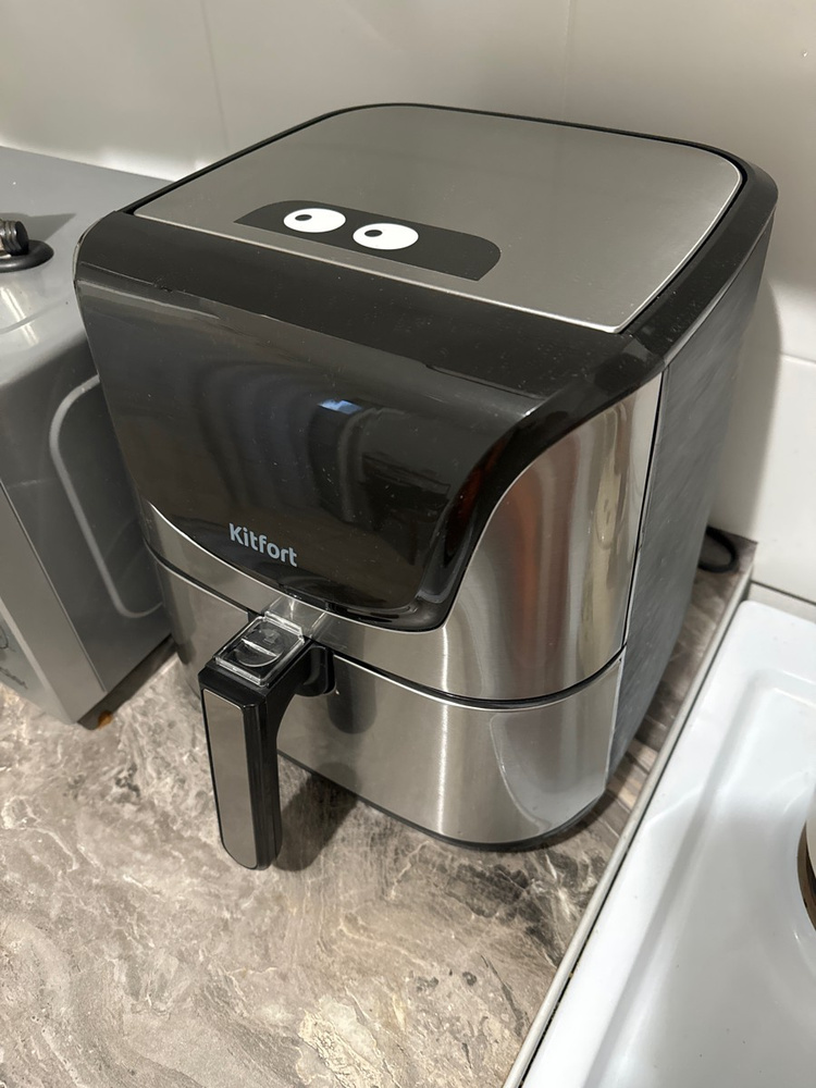 Kitfort Аэрогриль КТ-2232, серый металлик купить на OZON по низкой цене (464119976)