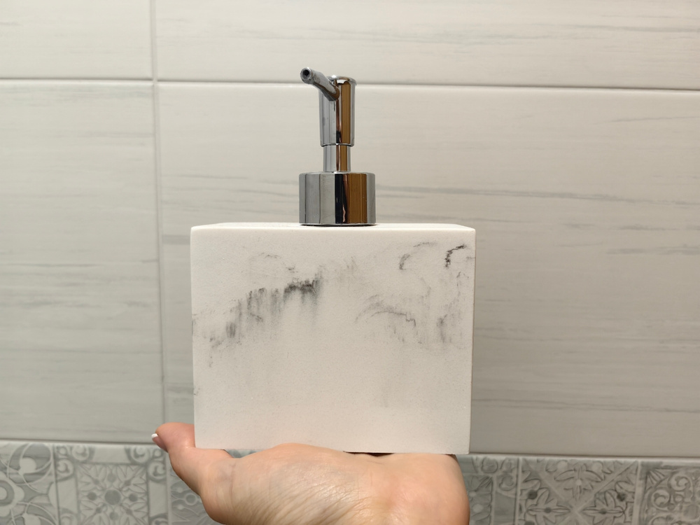 Proffi Home Дозатор для жидкого мыла, механический, полирезин, "Marble" - купить в интернет ...