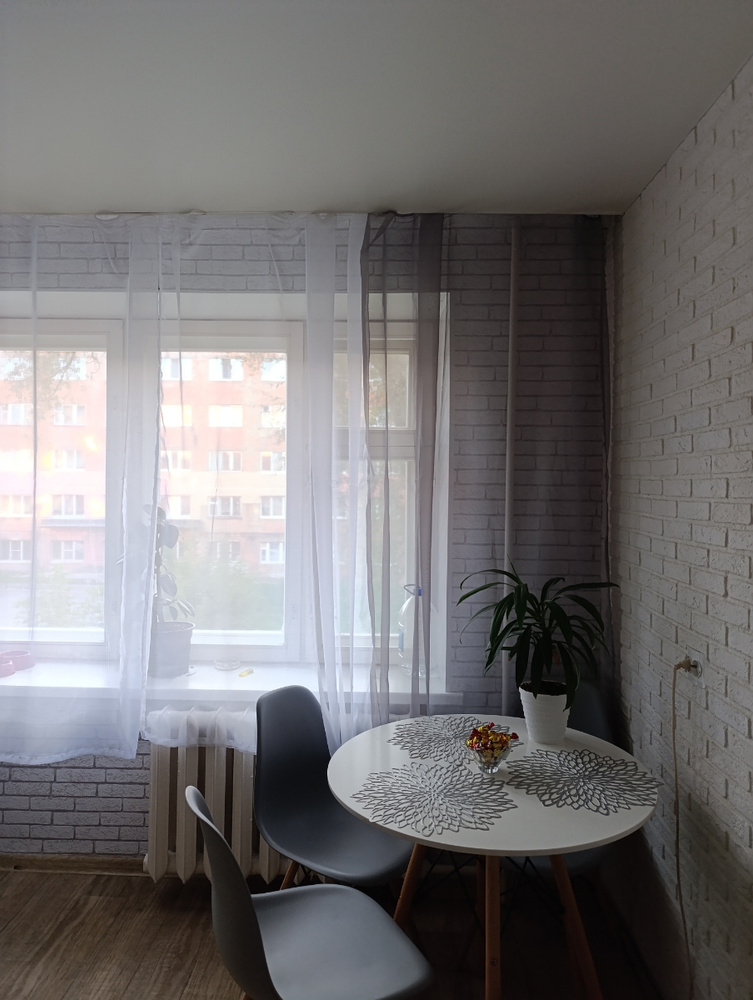 Обои флизелин и вспененный винил, кирпич бежевый, метровые, для кухни, Стена (VILIA, 1591-62 ...