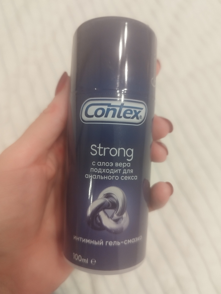 Contex Strong Интимный гель-смазка для анального секса с регенерирующим эффектом, 100 мл ...