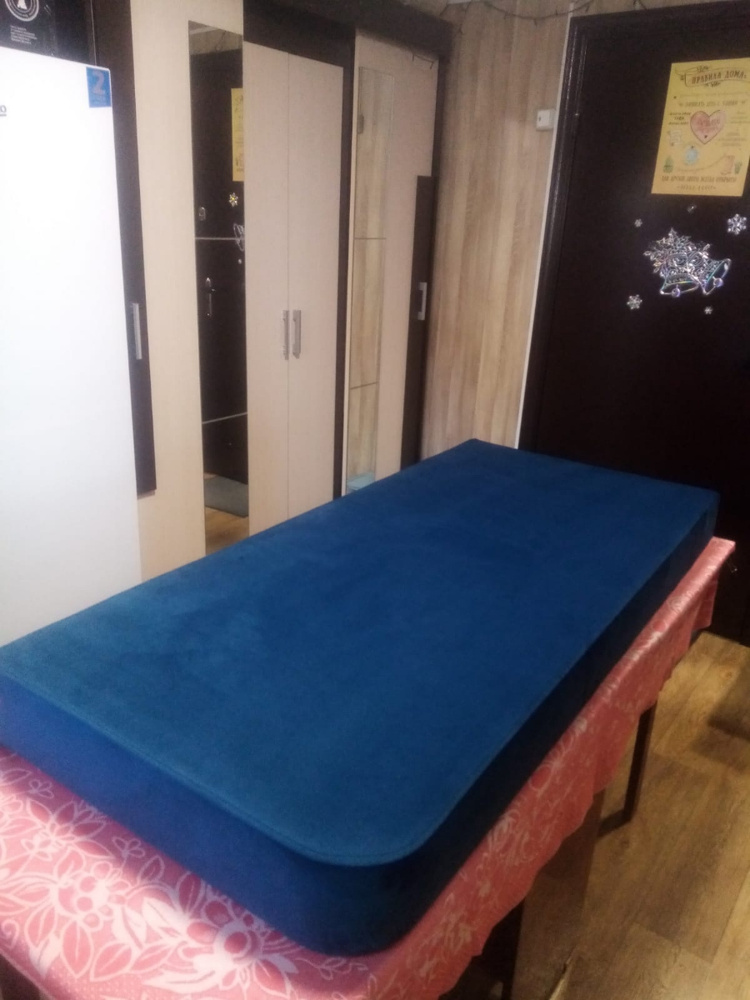 Поролон мебельный HL4065 жёсткий, 80х800х2000 мм, плотность 40 кг/м3, пенополиуретан повышенной ...