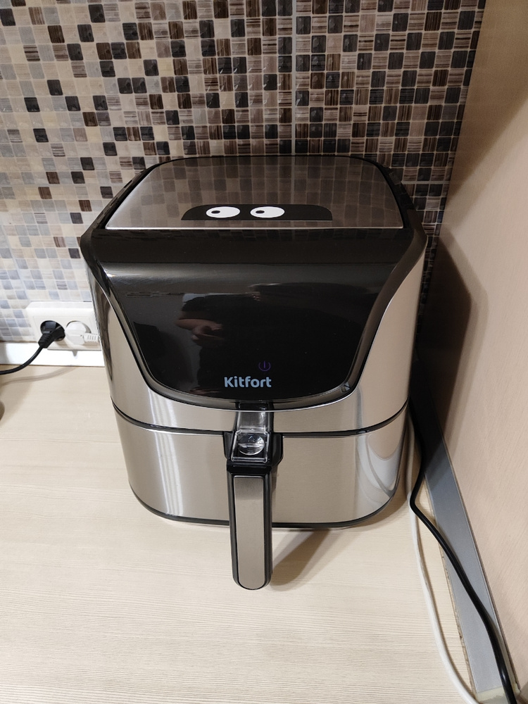 Kitfort Аэрогриль КТ-2232, серый металлик купить на OZON по низкой цене (464119976)