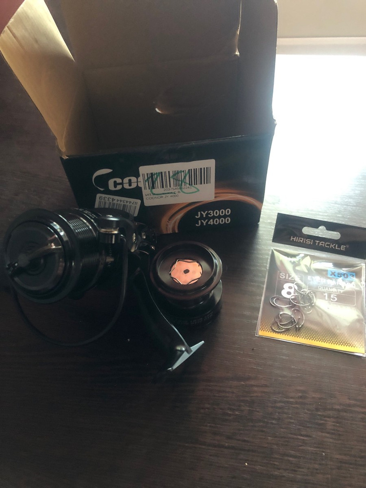 Катушка COONOR для спиннинга JY, Безынерционная, 6000, Передний + Задний фрикцион купить c ...