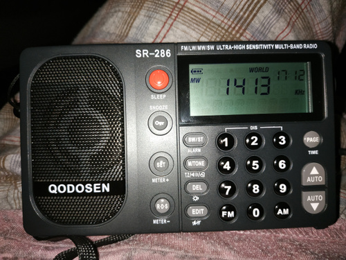 QODOSEN SR-286 Сверхчувствительный полнодиапазонный радиоприемник с аккумулятором 18650 - купить ...