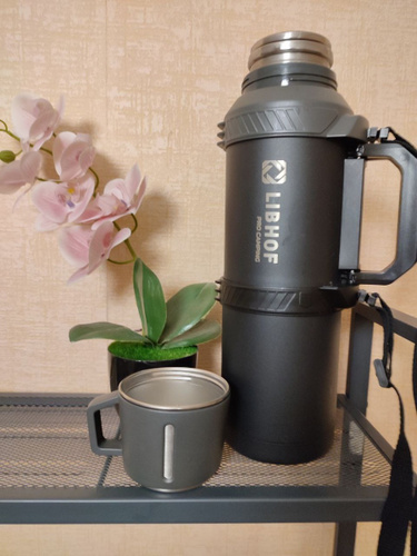 Термос Libhof - купить по выгодной цене в интернет-магазине OZON (1394873575)