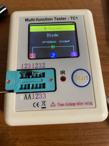 Транзистор тестер LCR-TC1 / Тестер компонентов купить по выгодной цене с доставкой по Москве и ...