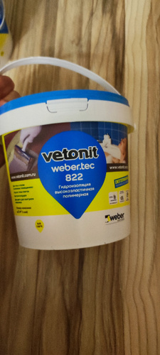 Мастика гидроизоляционная vetonit weber.tec 822, серая, 8 кг - купить с доставкой по выгодным ...