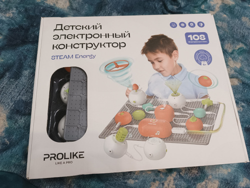 Электронный конструктор детский Prolike STEM "Energy", развивающий / 108 электронных схем купить ...