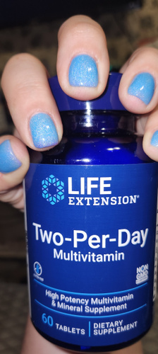 Life extension Two-Per-Day Multivitamin, мультивитамины, витаминно ...