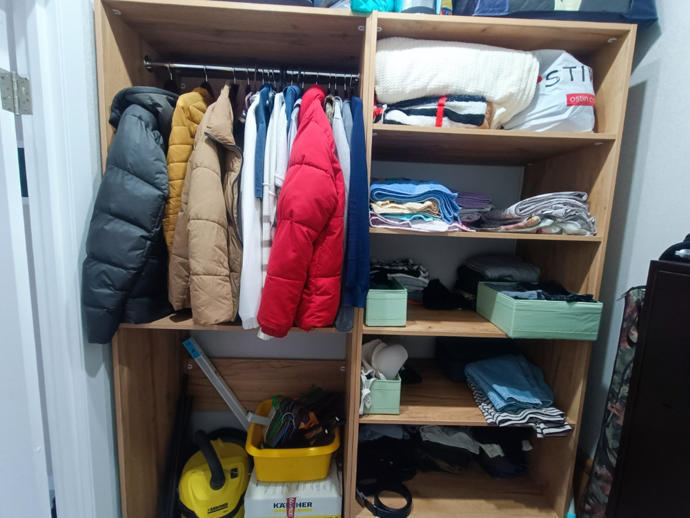 Гардеробная система ФОКУС- мебельная фабрика Комплект стеллаж Модус № 3 ...