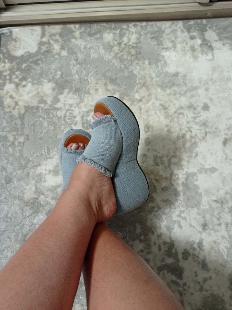 Босоножки Женский Obba Танкетка Экокожа, размер 40 Открытый нос, Мягкая стелька F Лето Италия ...