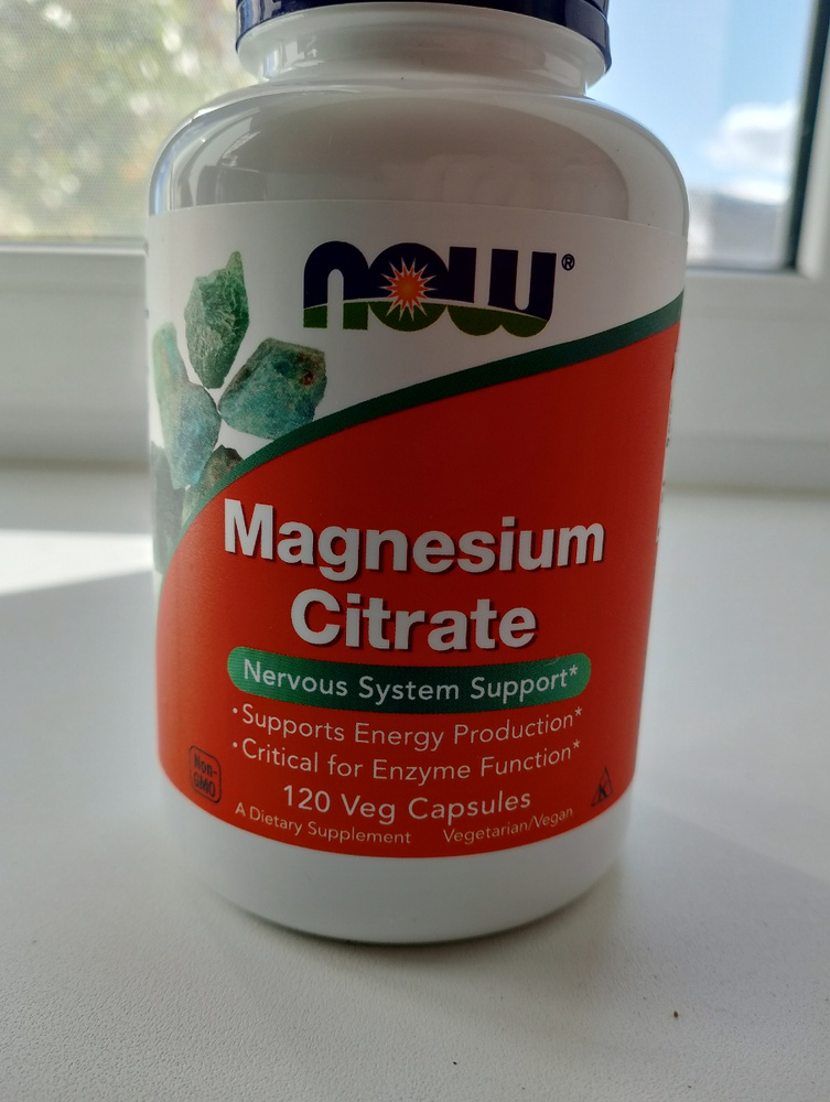 Магний цитрат, NOW, Magnesium Citrate 120 капсул 400мг - купить с ...