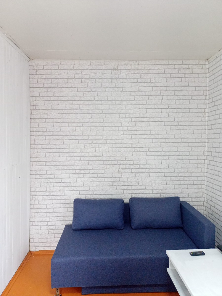 Обои флизелин и вспененный винил, кирпич бежевый, метровые, для кухни, Стена (VILIA, 1591-62 ...