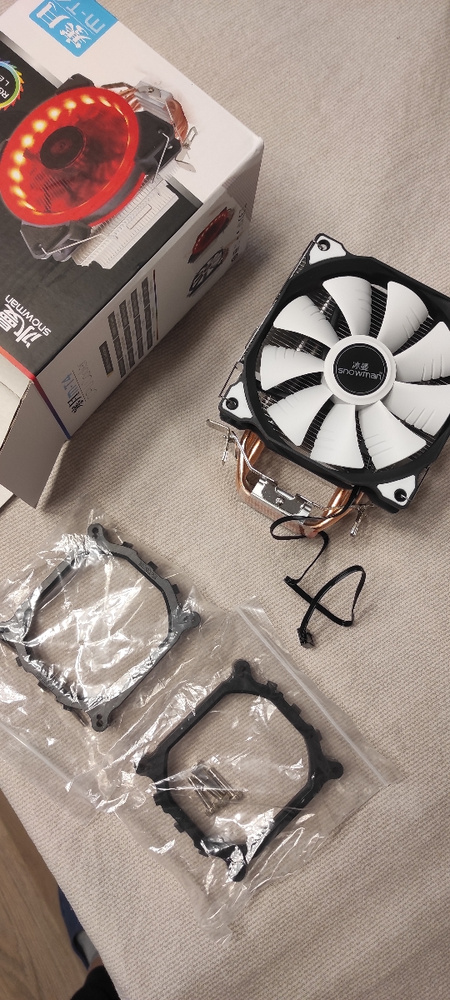 Кулер вентилятор башенный Snowman (Снеговик) M-T4 для процессора ...