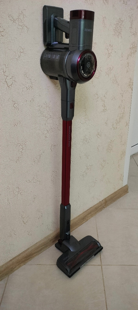 Вертикальный беспроводной пылесос для влажной и сухой уборки REMEZ ...