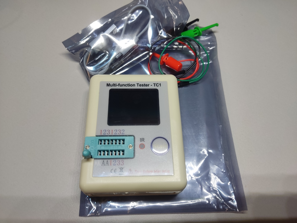 Транзистор тестер LCR-TC1 / Тестер компонентов купить по выгодной цене с доставкой по Москве и ...