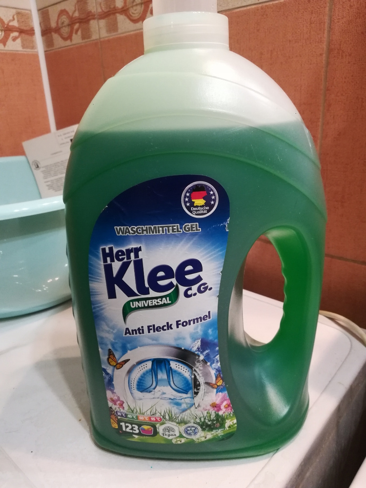 Гель для стирки Clovin Herr Klee Universal универсальный 4305 мл. 123 стирки (Германия) - купить ...