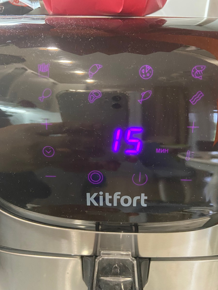 Kitfort Аэрогриль КТ-2232, серый металлик купить на OZON по низкой цене (464119976)