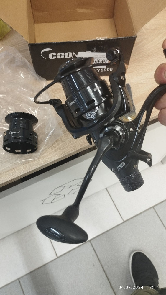 Катушка COONOR для спиннинга JY, Безынерционная, 6000, Передний + Задний фрикцион купить c ...