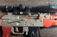 Мини AKM модель оружия Battlefield PUBG серия брелок M416 AWM AKM 98K M24 M16 купить по низким ...