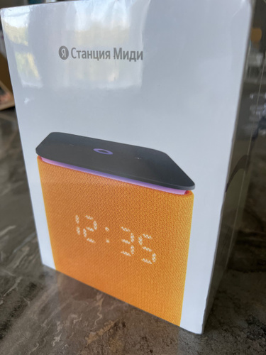 Яндекс Станция Миди умная колонка с Алисой с часами на YaGPT, 24 Вт, Bluetooth 5.0, Wi-Fi ...