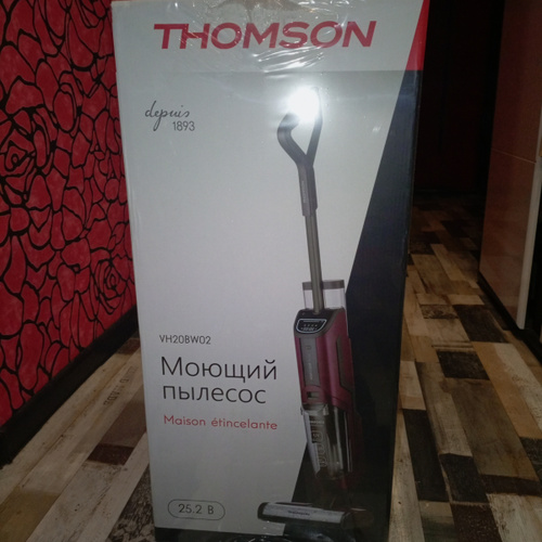 Моющий пылесос Thomson VH20BW02, бордовый - купить по низким ценам в ...