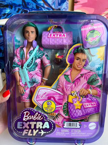 Barbie Кукла Extra Fly Ken с игрушечным цыпленком HNP86 - купить с ...