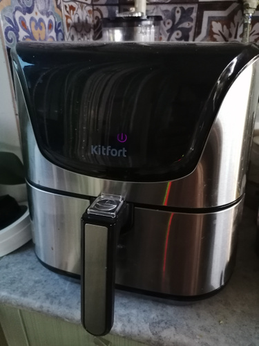 Kitfort Аэрогриль КТ-2232, серый металлик купить на OZON по низкой цене (464119976)