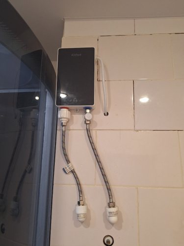 Водонагреватель проточный Kitfort КТ-4087 купить по выгодным ценам в интернет-магазине OZON ...