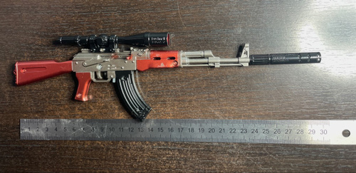 Мини AKM модель оружия Battlefield PUBG серия брелок M416 AWM AKM 98K M24 M16 купить по низким ...