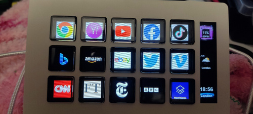 Контроллер для стриминга Studio Control Stream Deck с 15 макрокомандами; Настраиваемые ЖК-кнопки ...