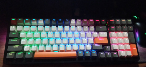 ЗЕОН Клавиатура проводная K98 PRO, Русская раскладка, белый, оранжевый купить на OZON по низкой ...