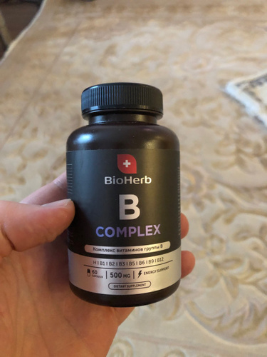 BioHerb БАД Комплекс витаминов группы В "B-complex ultra active", 60 капсул - купить с доставкой ...