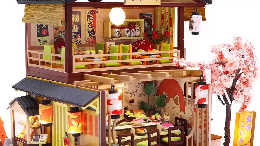 румбокс суши ресторан япония, конструктор интерьерный - купить с доставкой по выгодным ценам в ...