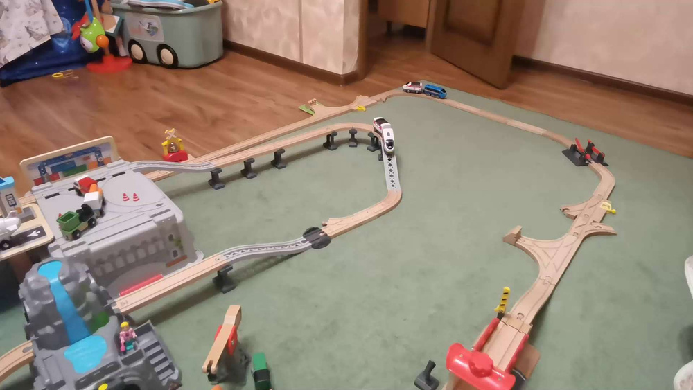 Железная дорога детская "Горная Шахта" Hape, 34 элемента купить на OZON по низкой цене (181874118)