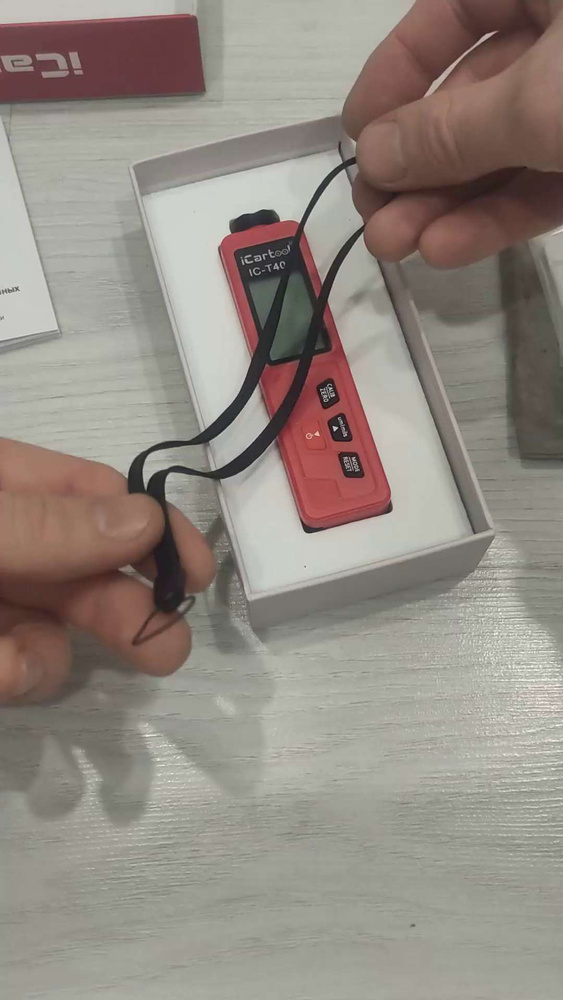 Толщиномер лакокрасочных покрытий Fe+Zn iCartool IC-T400 - купить по выгодной цене в интернет ...