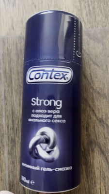Contex Strong Интимный гель-смазка для анального секса с регенерирующим эффектом, 100 мл ...