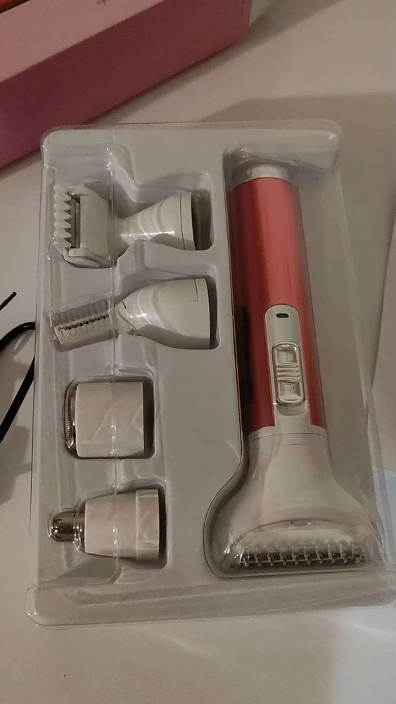 Триммер женский для зоны бикини, бровей и лица с 5 насадками SHELEVAR - купить с доставкой по ...