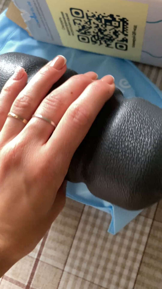 Массажный ролик DEEP ROLLER PU90 PRO для коррекции позвоночника и мфр, умеренно-жесткий, 20см ...