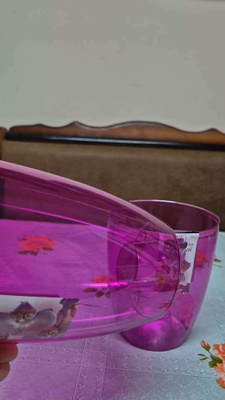 Горшок для орхидеи, кашпо ElfPlast 1.1 л, прозрачно-фиолетовый купить на OZON по низкой цене ...