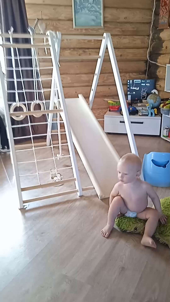Складной детский игровой комплекс с горкой;складной детский спортивный ...