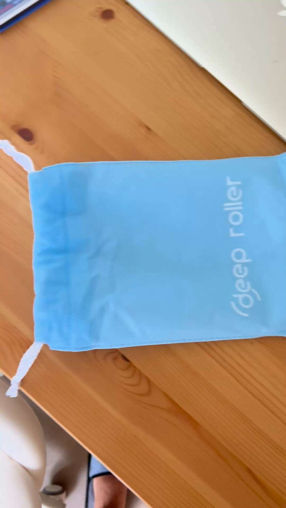 Массажный ролик DEEP ROLLER PU90 PRO для коррекции позвоночника и мфр, умеренно-жесткий, 20см ...